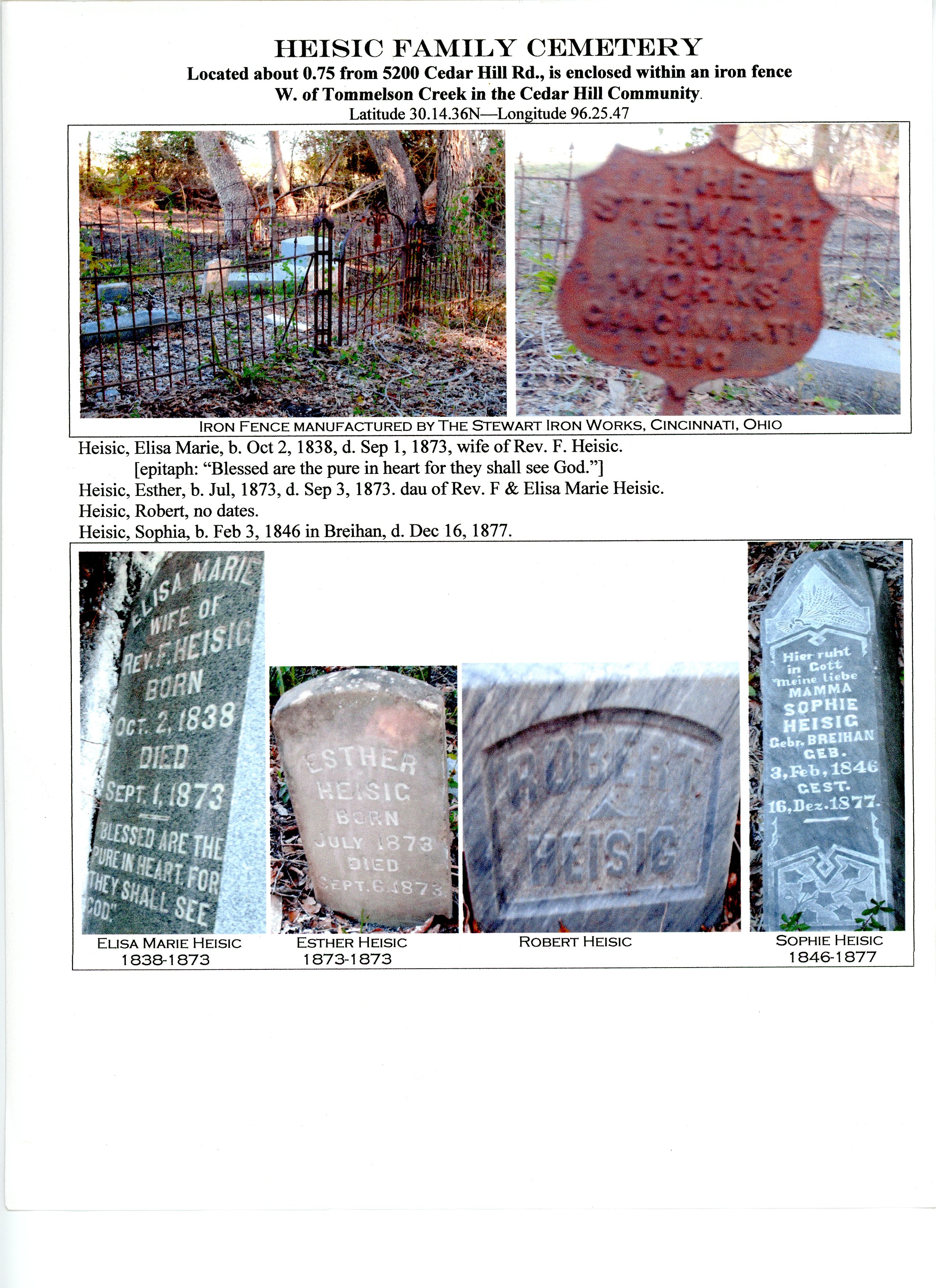 Reverend Ferdinand John Robert Heisig (1833-1918) | Geneagenie