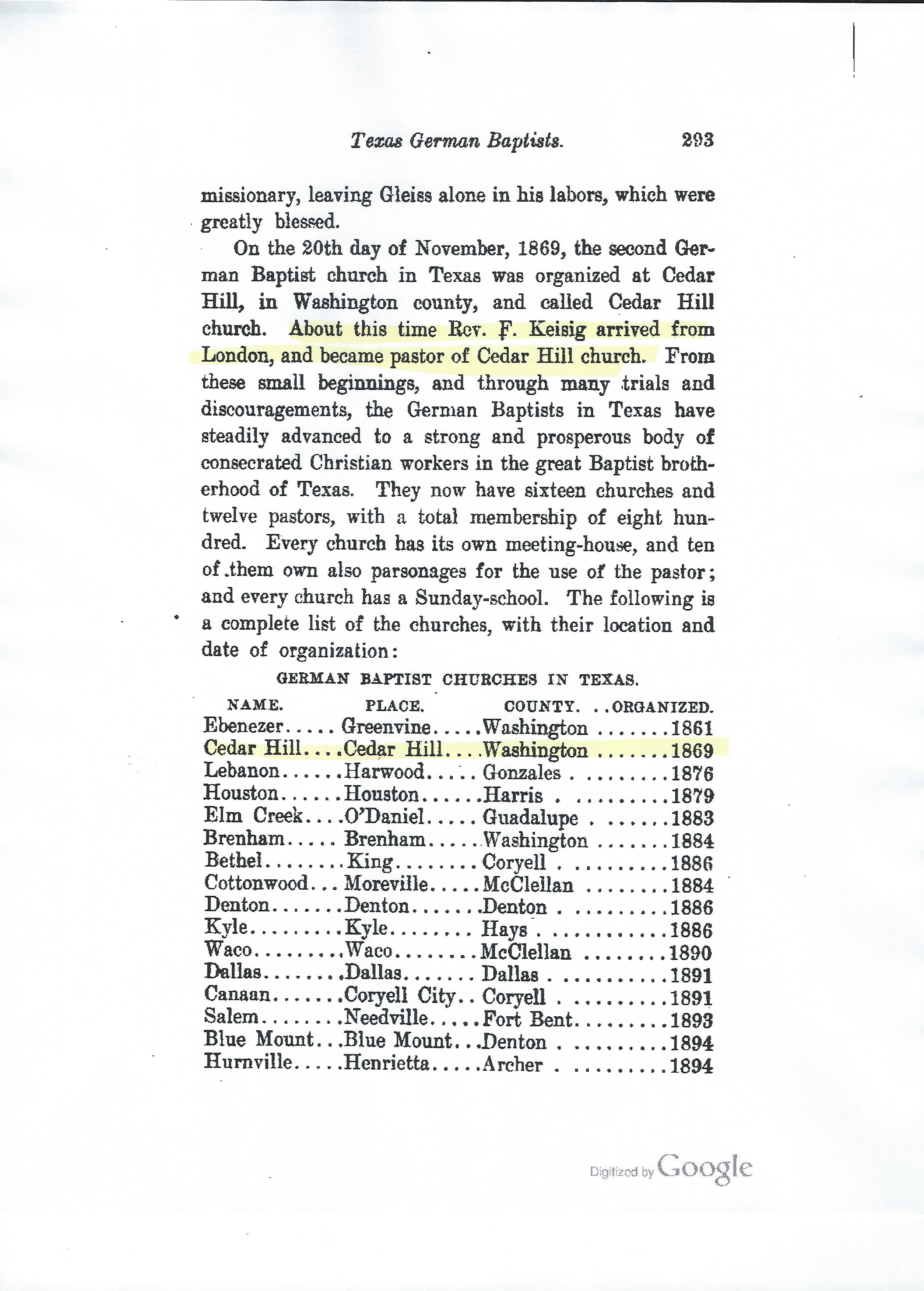 Reverend Ferdinand John Robert Heisig (1833-1918) | Geneagenie